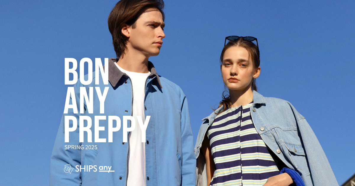 SHIPS any LOOK BOOK 2025 SPRING SHIPS 公式サイト